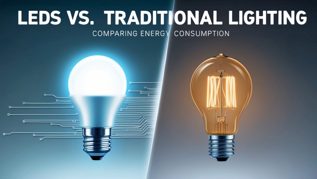 Comparing Energy Consumption: LEDs vs. Traditional Lighting - Nice LED ...